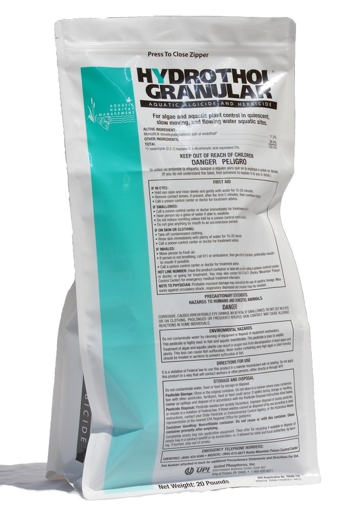 Hydrothol Granular Aquatic Algaecide and Herbicide, UPI | Forestry ...
