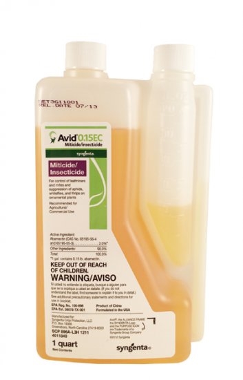 Avid 0.15 EC Miticide Insecticide, Syngenta | Forestry Distributing ...