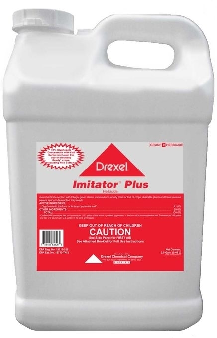 Imitator Plus Herbicide (41% Glyphosate w/Surfactant), Drexel ...